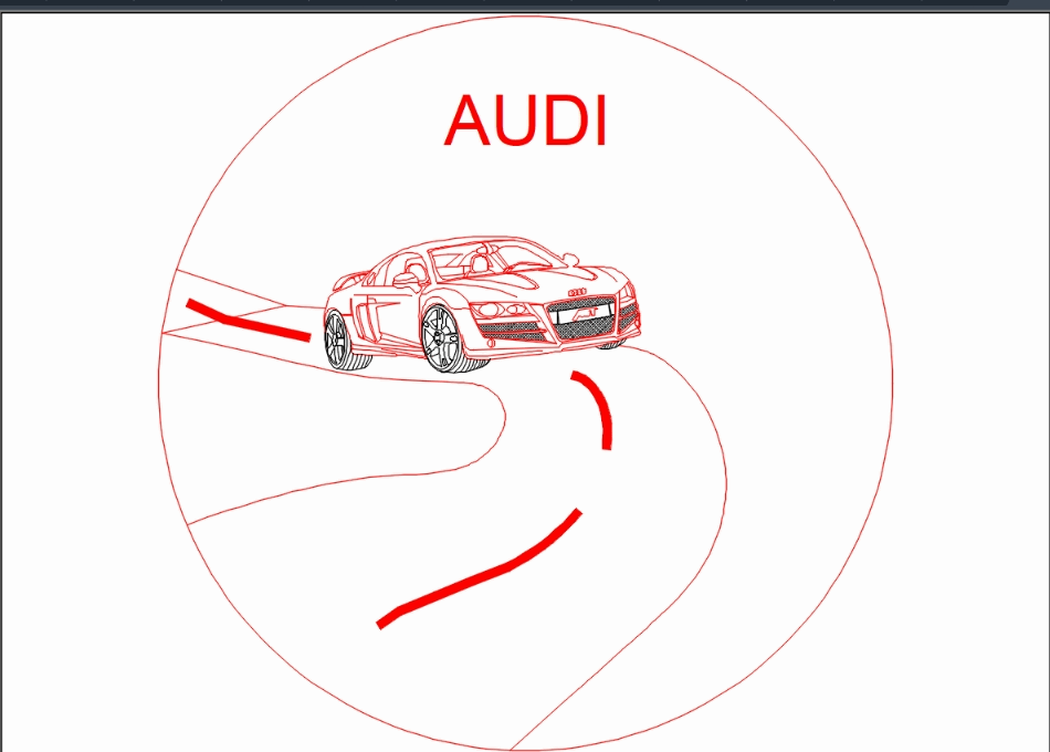 Audi en AutoCAD | Descargar CAD gratis (86.18 KB) | Bibliocad