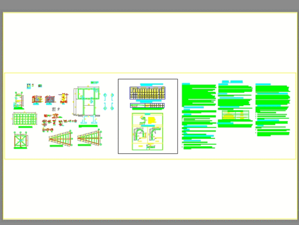 Diseño estructural de rotulo en AutoCAD | CAD (423.08 KB) | Bibliocad