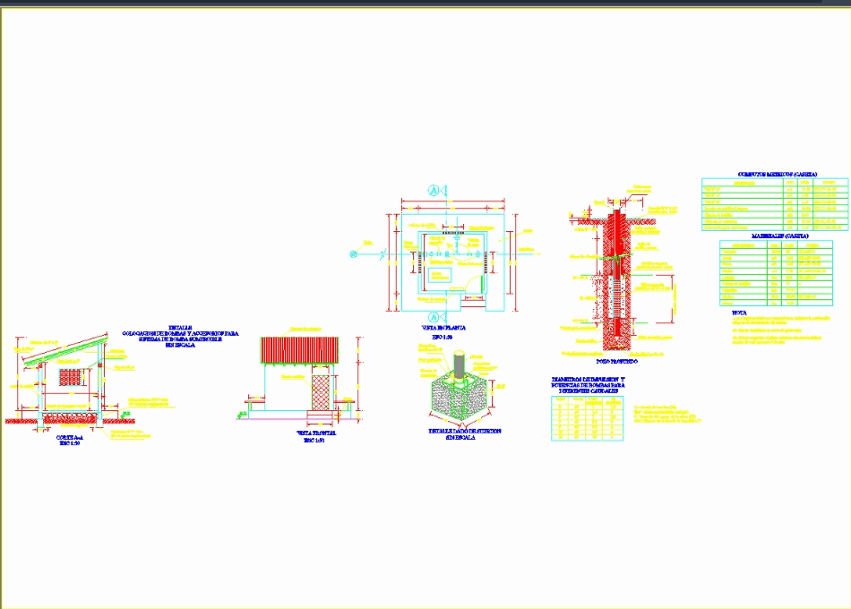 Submersible pump in AutoCAD | CAD download (142.63 KB) | Bibliocad