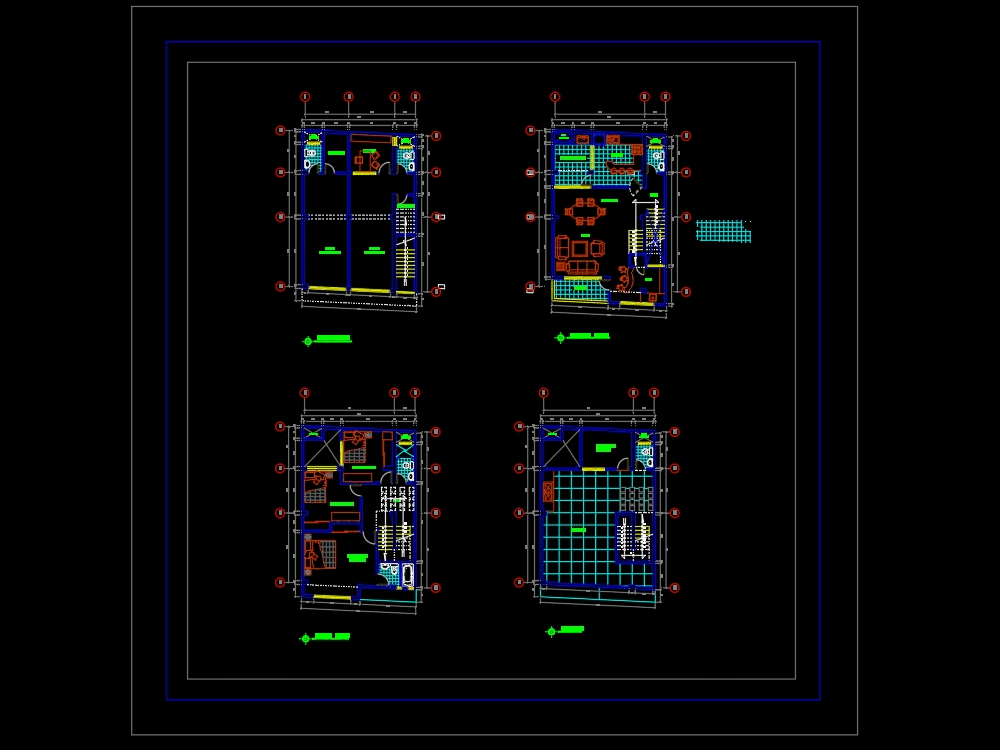 Moradia Com Instalações Comerciais Em Autocad Cad 225 49 Kb Bibliocad