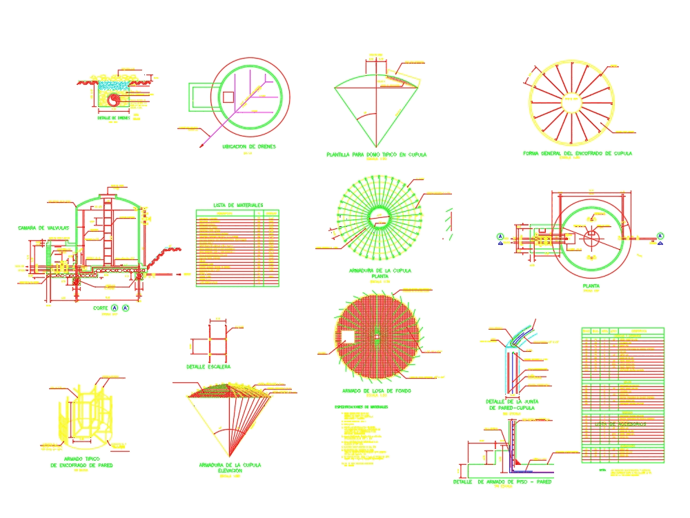 Tanque de reserva en AutoCAD | Descargar CAD (201.24 KB) | Bibliocad