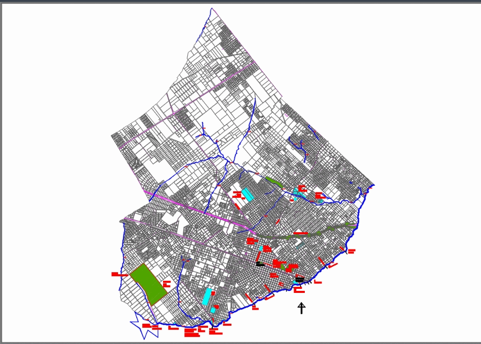 Mapa de moreno - bs as em AutoCAD | Baixar CAD Grátis (4.74 MB) | Bibliocad