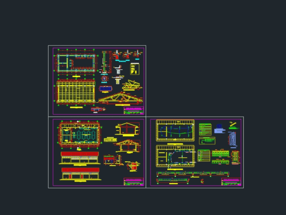 Multifunctional laboratory in AutoCAD | CAD (808.71 KB) | Bibliocad