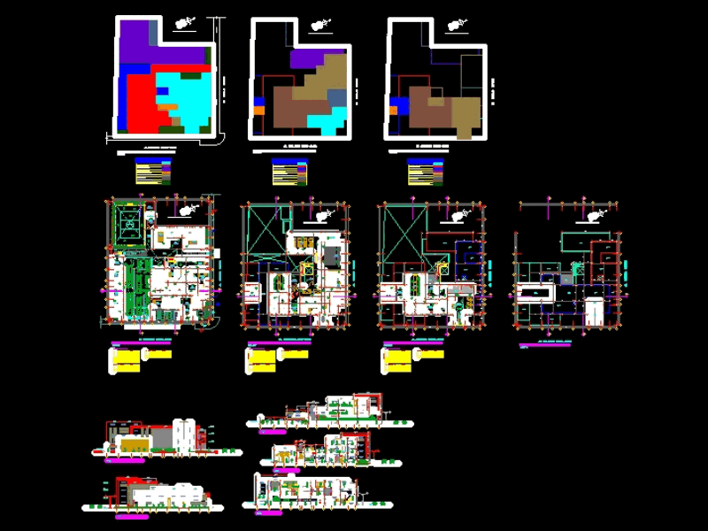 Fire station in AutoCAD | CAD download (2.56 MB) | Bibliocad