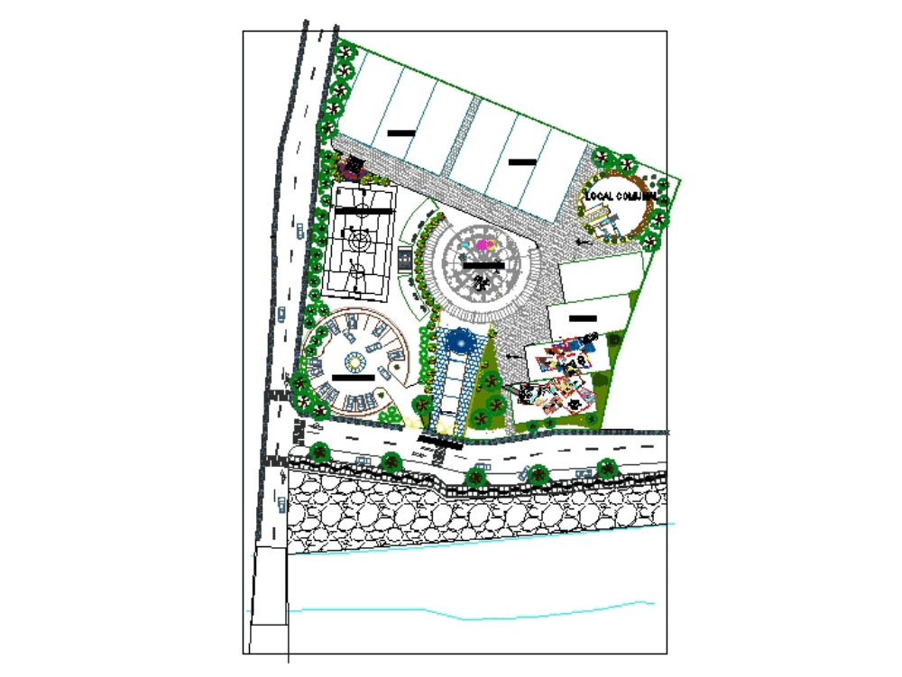 Planned unit development, peru in AutoCAD | CAD (2.31 MB) | Bibliocad