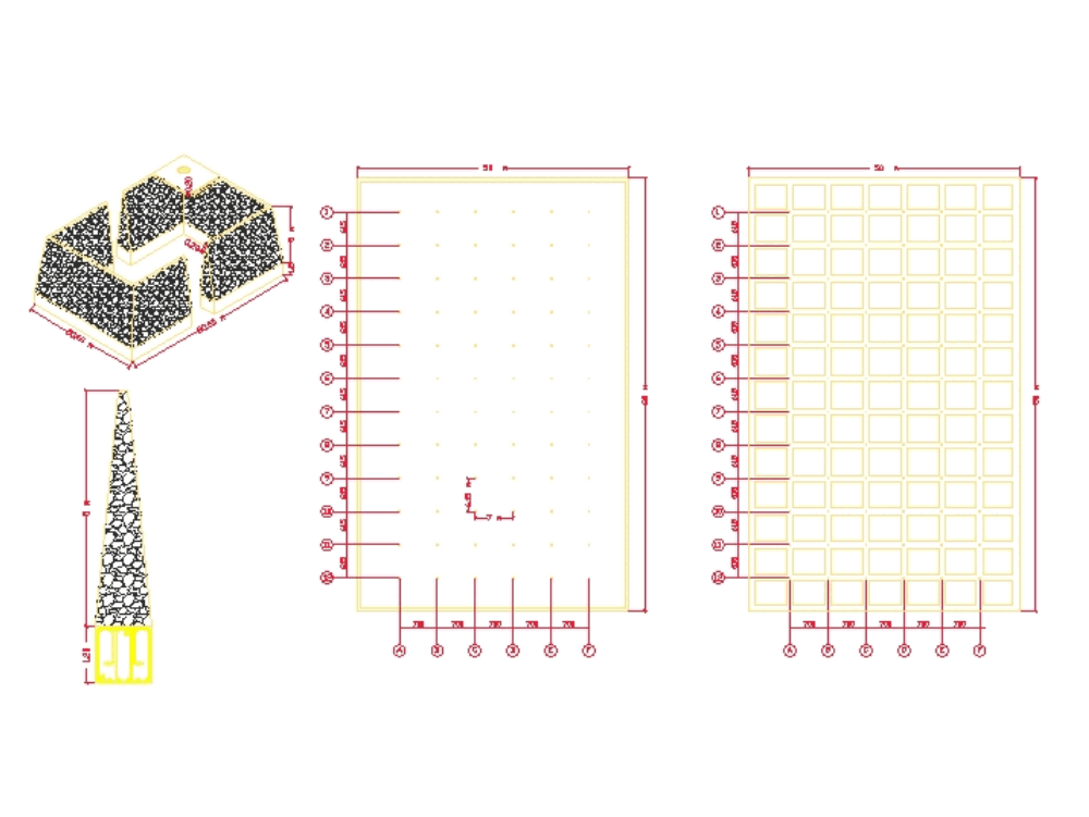 Tanque de aguas residuales en AutoCAD | CAD (142.63 KB) | Bibliocad