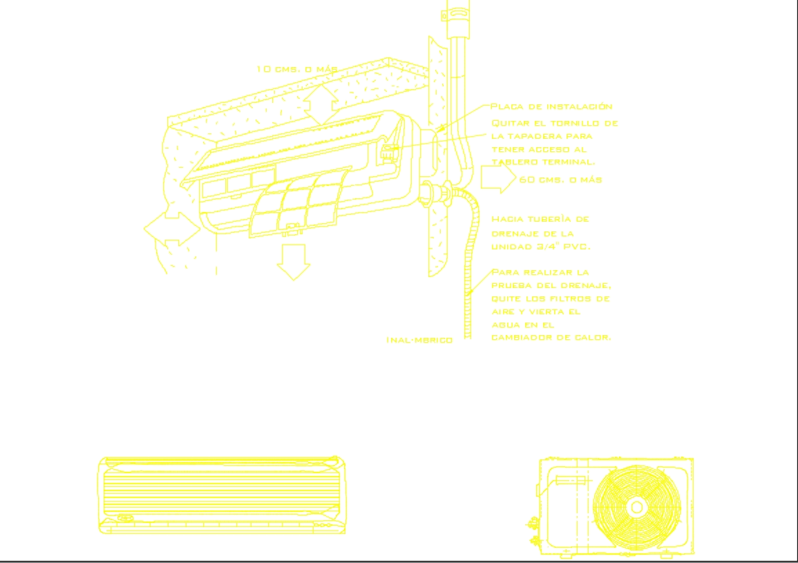 Air conditioning in AutoCAD | CAD download (777.14 KB) | Bibliocad