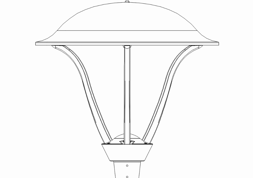 Luminaire top view cuts elevations in AutoCAD | CAD (172.56 KB) | Bibliocad