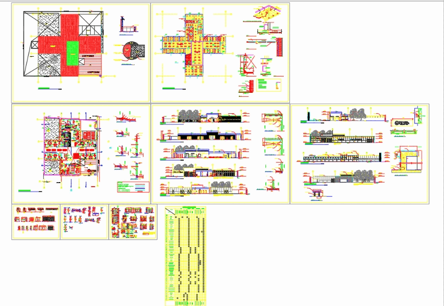 Hospital in AutoCAD | Download CAD free (3.07 MB) | Bibliocad