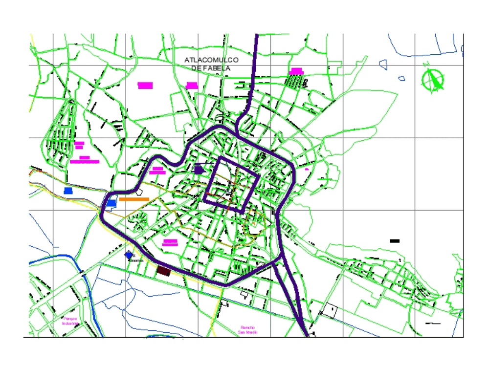 Atlacomulco en AutoCAD | Descargar CAD gratis (19.46 MB) | Bibliocad
