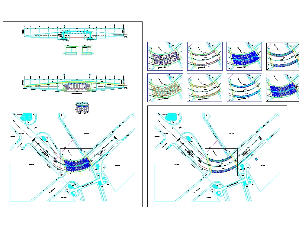 Bridge formwork in AutoCAD | CAD download (1002.03 KB) | Bibliocad
