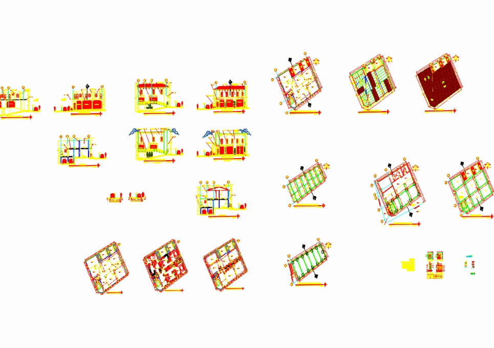 Retail stores hernandez velasco in AutoCAD | CAD (2.64 MB) | Bibliocad