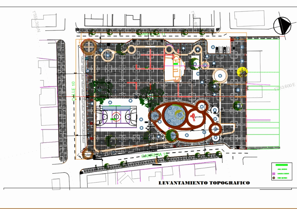 Parque Recreativo Urbano Em Autocad Baixar Cad Grátis 1 62 Mb