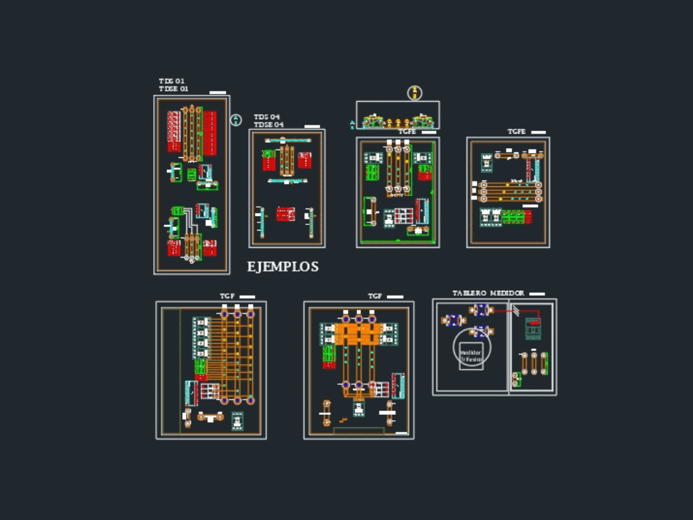 Electrical Panel Detail In AutoCAD CAD Download 193 22 KB Bibliocad