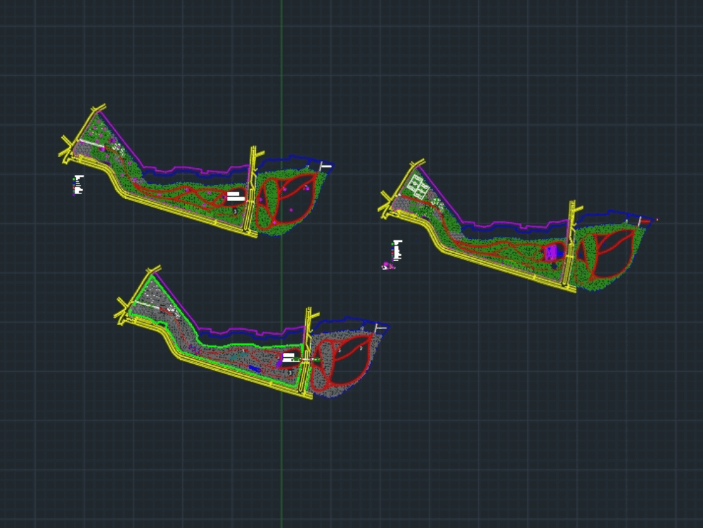 Park design in AutoCAD | CAD download (1.05 MB) | Bibliocad