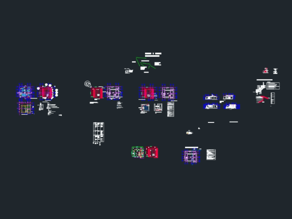 Cabin in AutoCAD | Download CAD free (1.91 MB) | Bibliocad