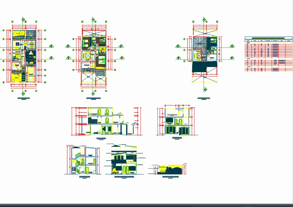 Vivienda unifamiliar en AutoCAD | Descargar CAD (759.83 KB) | Bibliocad