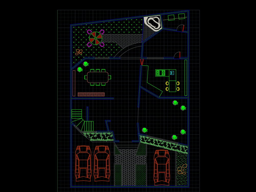 Lieu d'habitation dans AutoCAD | Téléchargement CAD gratuit (176.99 KB) | Bibliocad