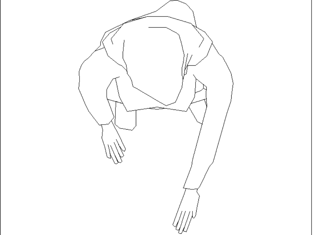 Persona 2d en AutoCAD | Descargar CAD gratis (250.33 KB) | Bibliocad