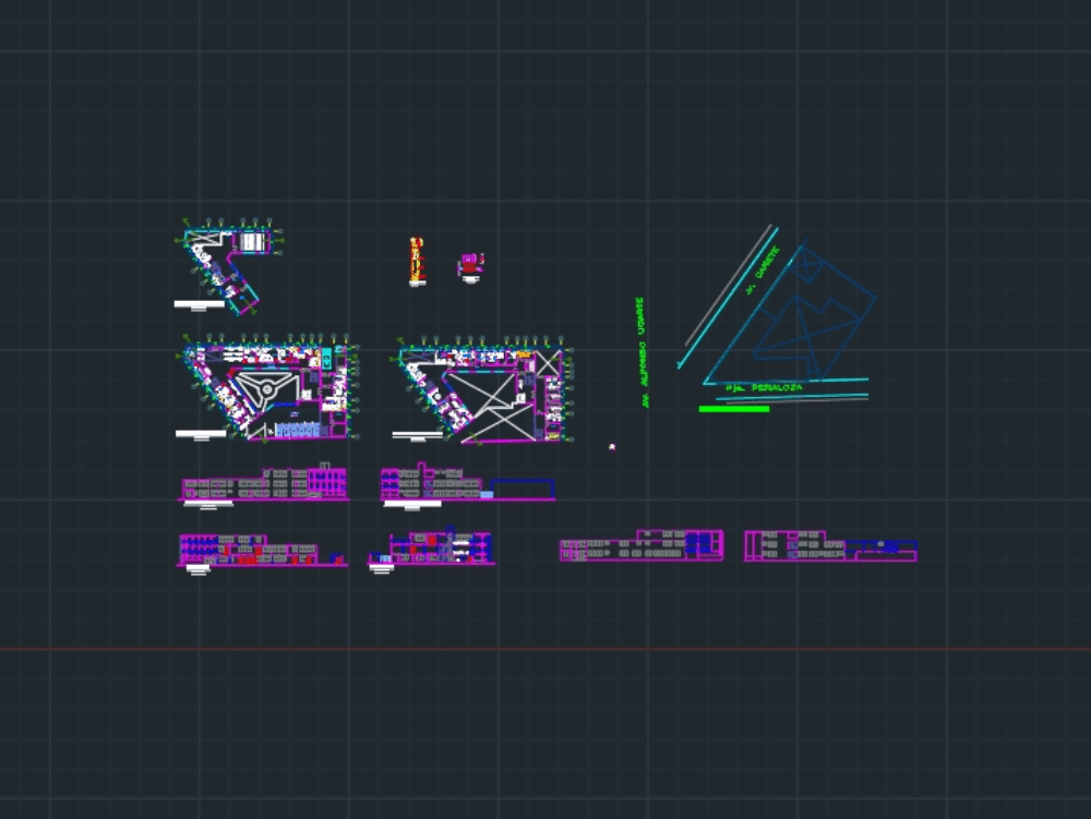 Medical center in AutoCAD | CAD download (65.17 MB) | Bibliocad