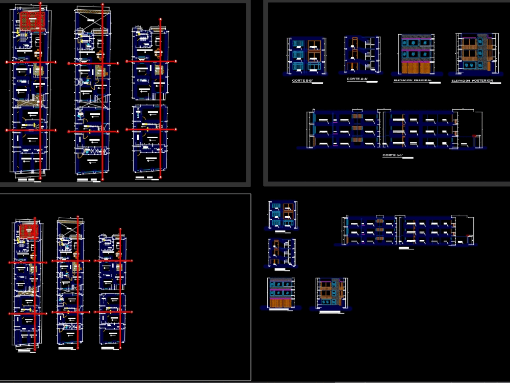 Maison unifamiliale dans AutoCAD | Téléchargement CAD gratuit (1006.65 KB) | Bibliocad