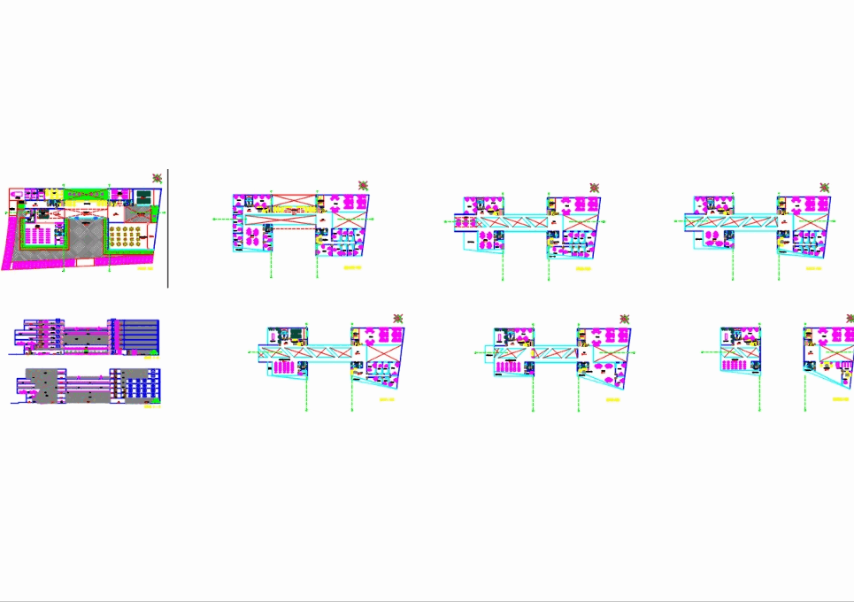 Corporate building in AutoCAD | CAD download (2.85 MB) | Bibliocad