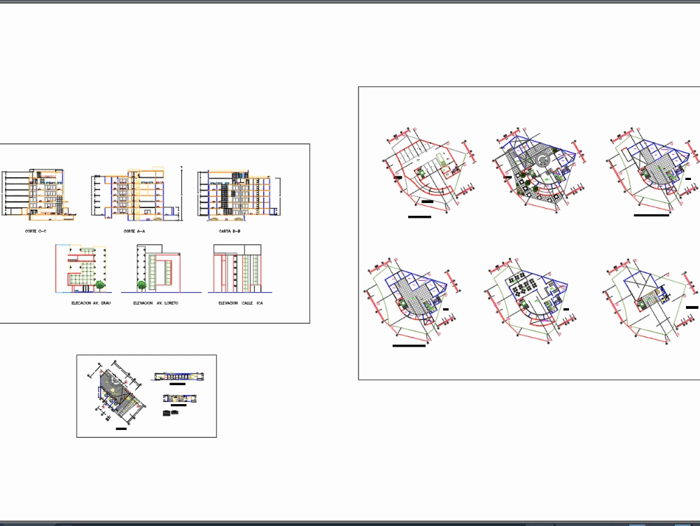 Galería Comercial En Autocad Descargar Cad Gratis 969 2 Kb Bibliocad