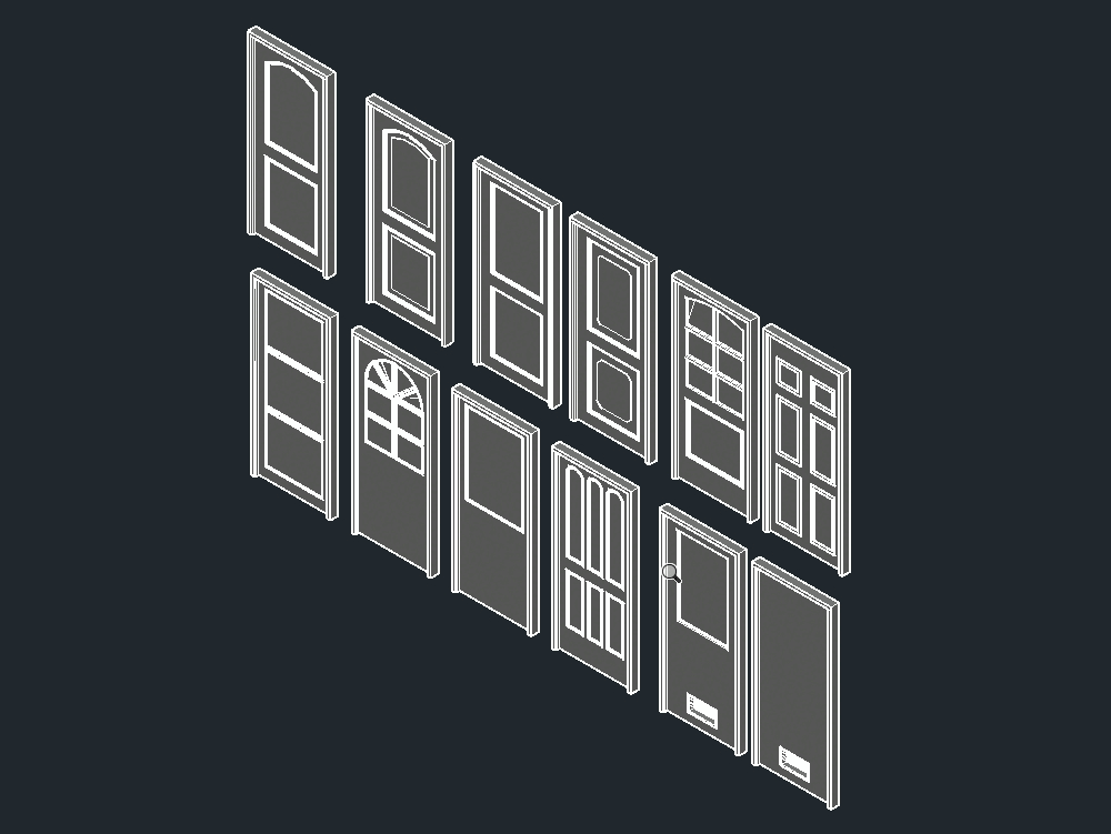 3d Doors In AutoCAD CAD Download 549 94 KB Bibliocad 3d-doors-in-autocad-cad-download-549-94-kb-bibliocad