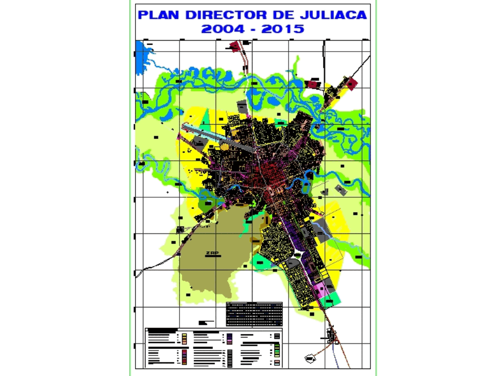 Zonificacion - uso de suelos de la ciudad de juliaca (4.84 MB) | Bibliocad