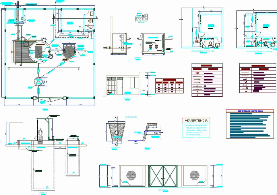 Elevated tank in AutoCAD | CAD download (1.84 MB) | Bibliocad