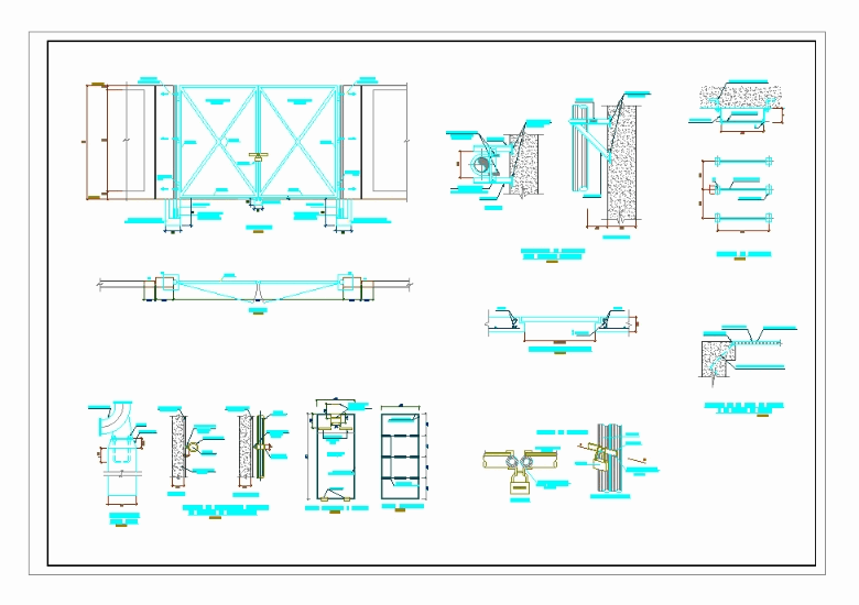 Detalles de cámara de bombeo en AutoCAD | CAD (2.18 MB) | Bibliocad
