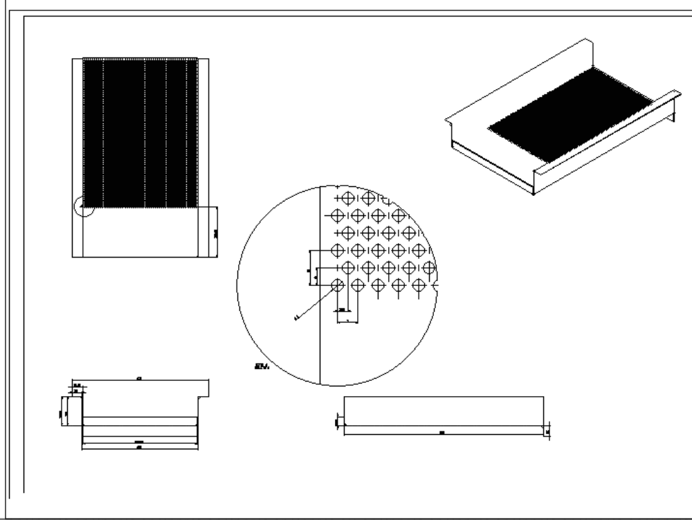 Trays in AutoCAD | CAD download (167.48 KB) | Bibliocad