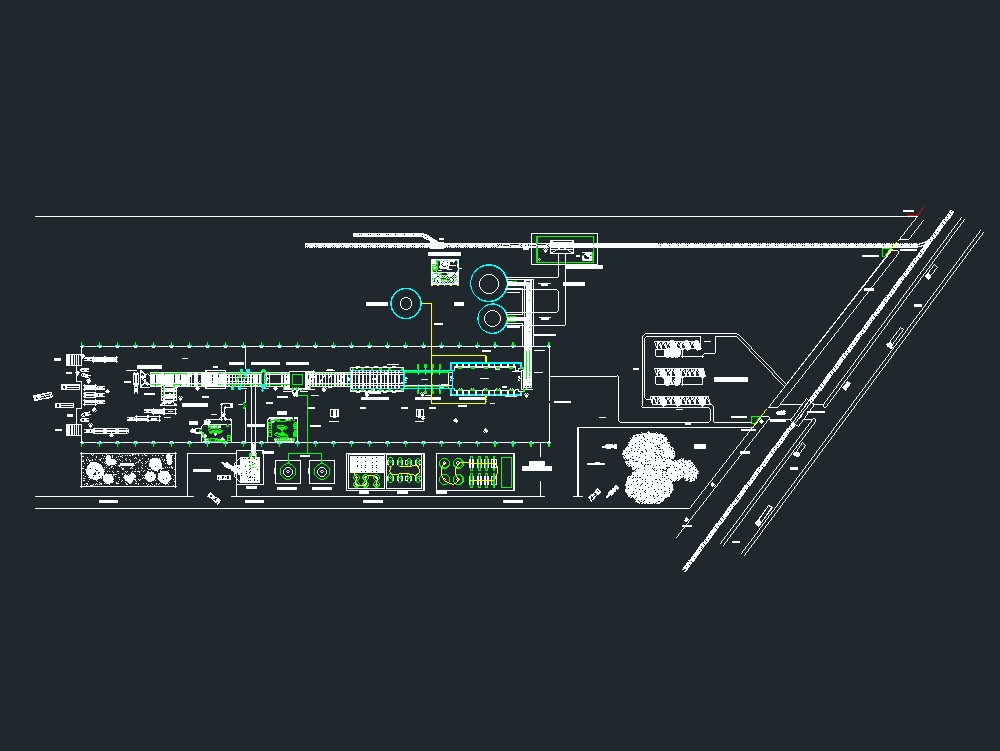 Glass factory in AutoCAD | Download CAD free (1.07 MB) | Bibliocad