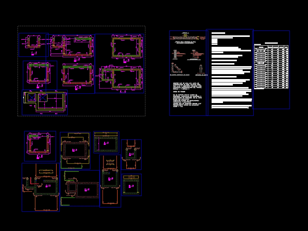 Reinforced concrete tank in AutoCAD | Download CAD free (219.81 KB ...