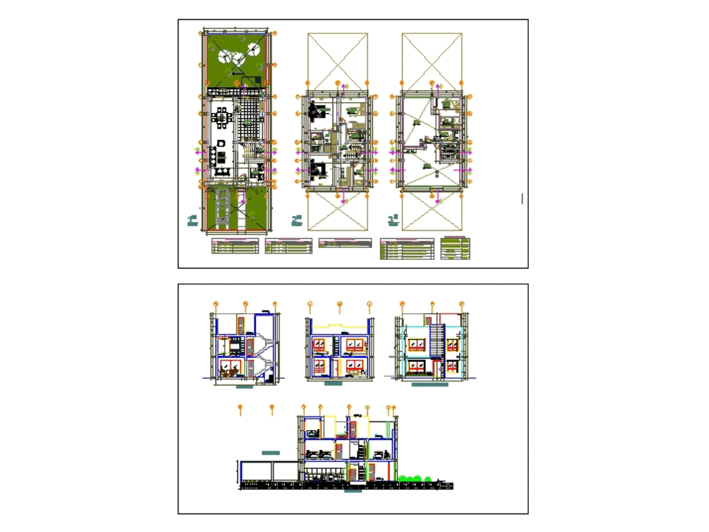 Casa unifamiliar en AutoCAD | Descargar CAD (1.39 MB) | Bibliocad