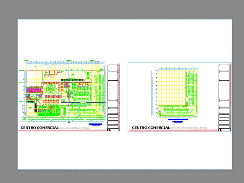 Centro Comercial En Autocad Descargar Cad Gratis 5 03 Mb Bibliocad