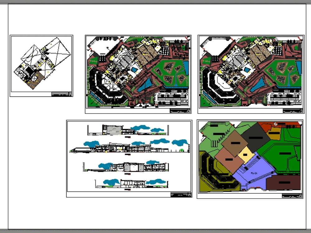 Convention center in AutoCAD | CAD download (8.94 MB) | Bibliocad