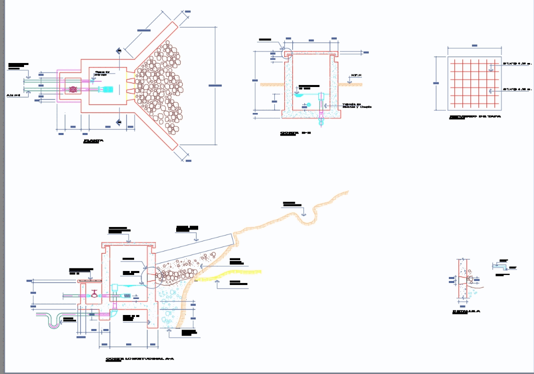 Captação de primavera em AutoCAD | Baixar CAD Grátis (107.25 KB ...