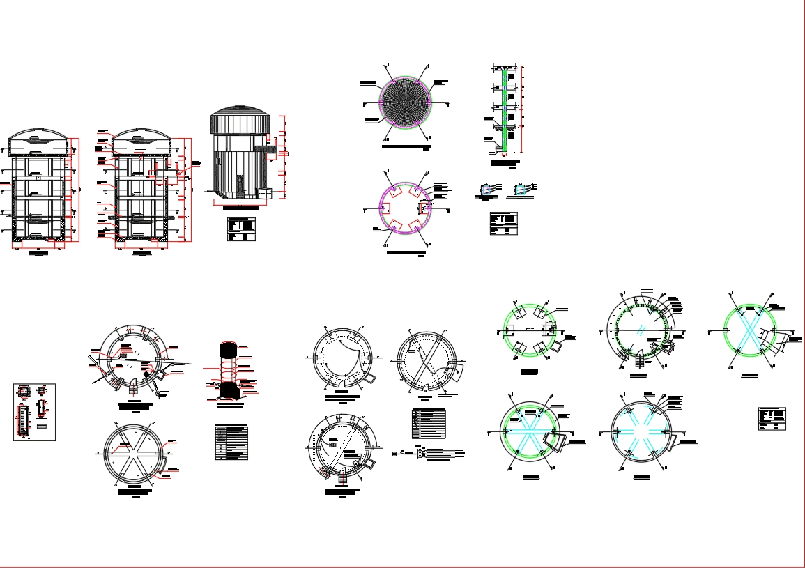 Tanque elevado en AutoCAD | Descargar CAD (342.3 KB) | Bibliocad