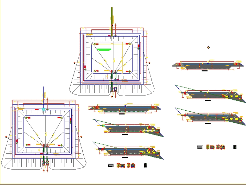 Reservorio de geomenbrana en AutoCAD | Descargar CAD (443.61 KB) | Bibliocad