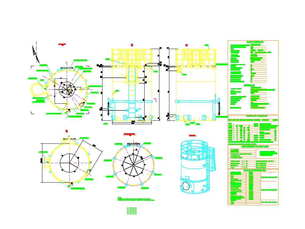 Tanque en AutoCAD | Descargar CAD (870.61 KB) | Bibliocad