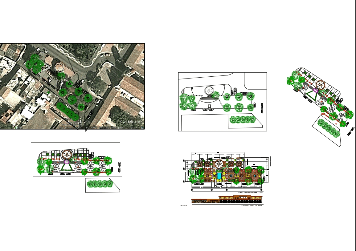 Parque bicentenario san felipe en DXF | CAD (5.84 MB) | Bibliocad