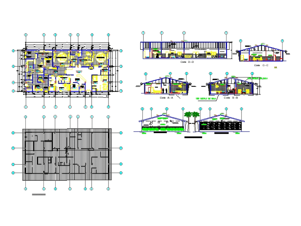 Surgical center in AutoCAD | CAD download (7.01 MB) | Bibliocad