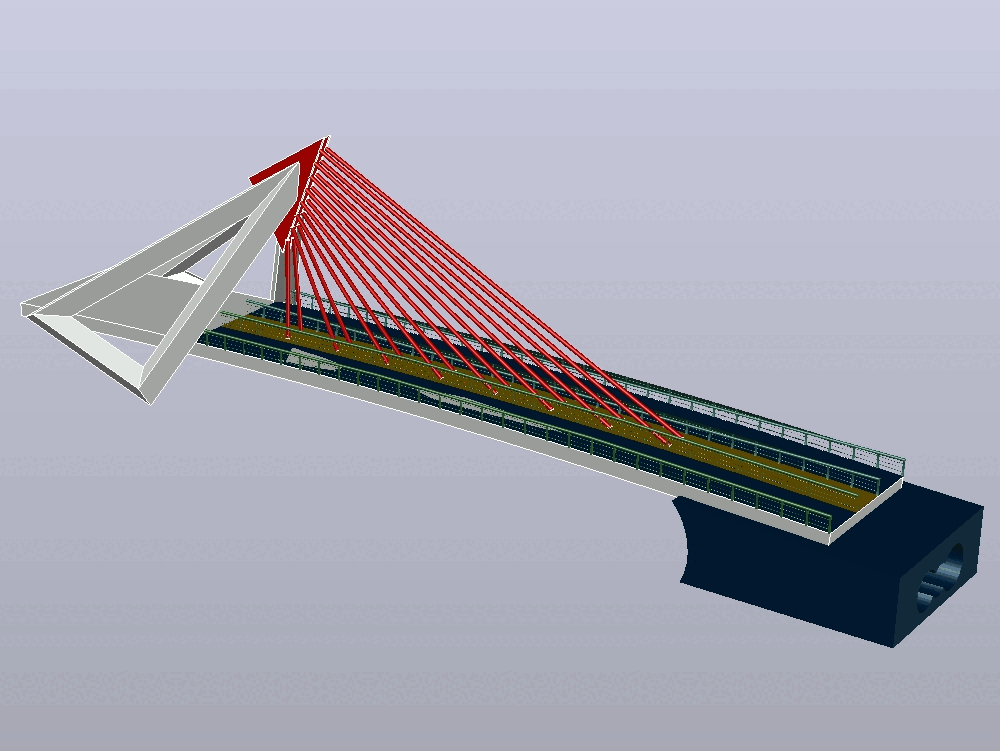 3d bridge in AutoCAD | CAD download (2.43 MB) | Bibliocad