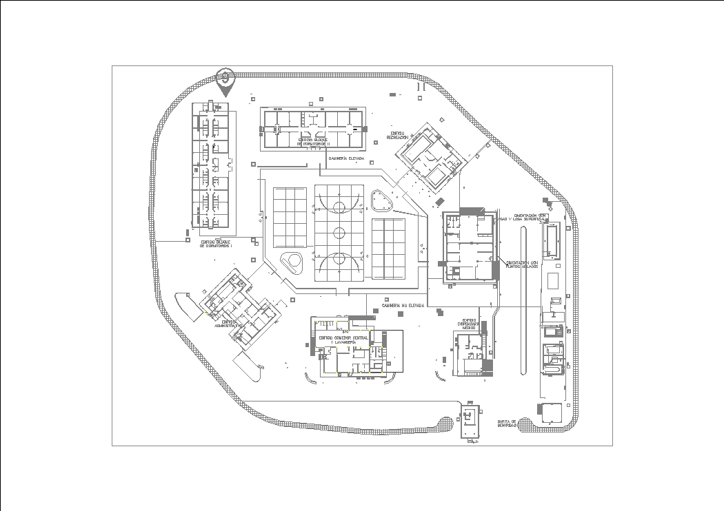 Design camp in AutoCAD | Download CAD free (1.1 MB) | Bibliocad