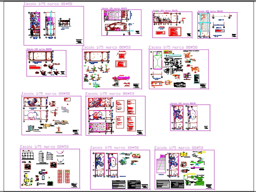 Spa in AutoCAD | CAD download (1.53 MB) | Bibliocad