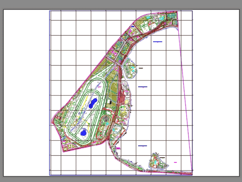 Lagoa - cad en AutoCAD | Descargar CAD gratis (889 KB) | Bibliocad