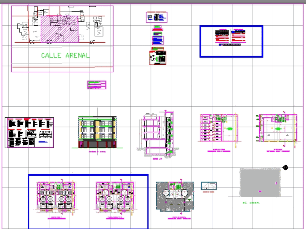 Edificio De Viviendas En Autocad Descargar Cad Gratis 854 52 Kb