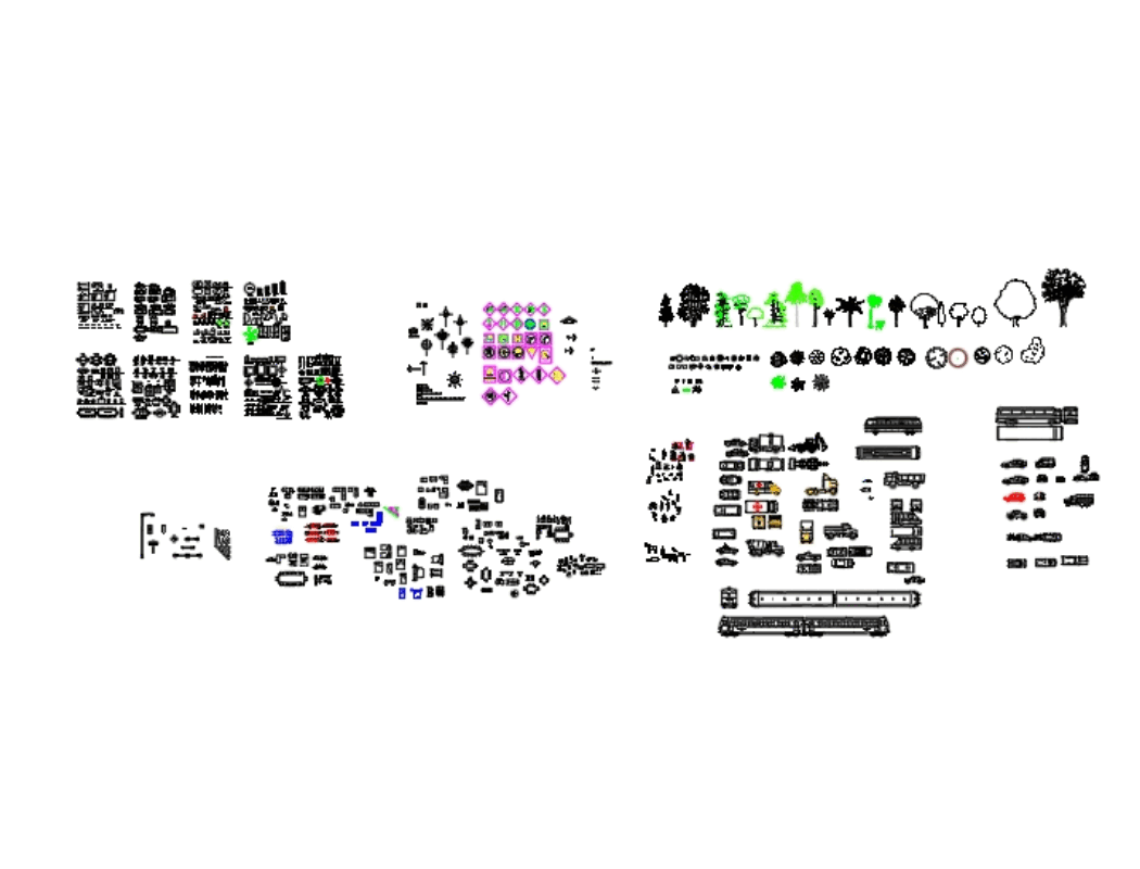 Various blocks in AutoCAD | CAD download (4.18 MB) | Bibliocad