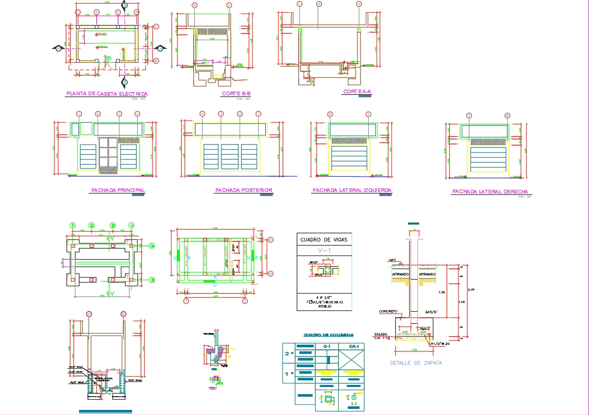 Electrical sub station in AutoCAD | Download CAD free (1.73 MB) | Bibliocad